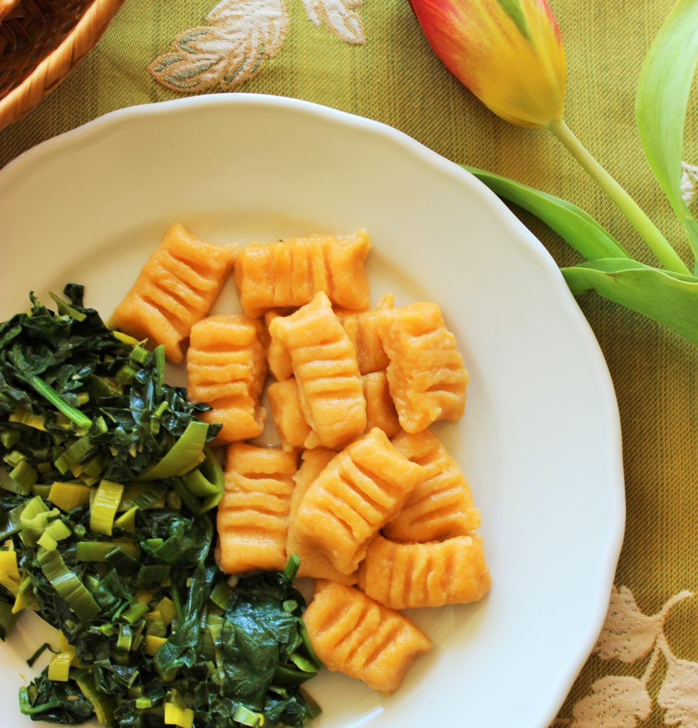 Njoki iz sladkega krompirja - Ajurjoga